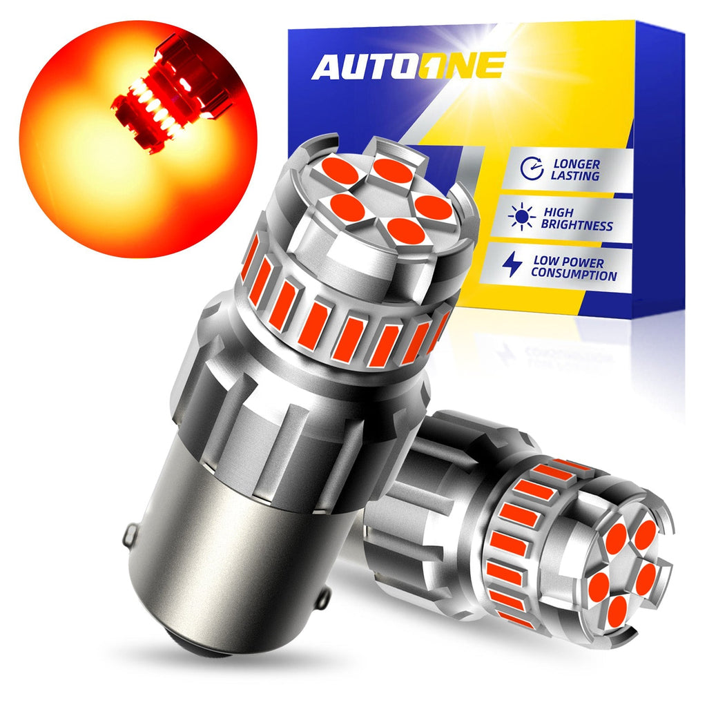 1156 LED Reverse Light Bulb 6500K Red 2PCS – AUTOONE
