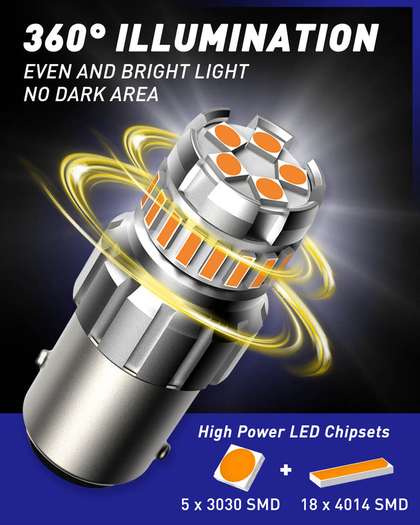 Direct Replacement LED Bulbs 9007 HB5 COB LED Headlight Bulb Kit - Fits ...